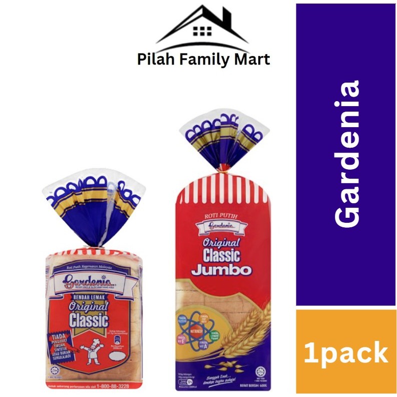 GARDENIA Classic Enriched White Bread Roti Gardenia 400g/600g | Shopee Malaysia