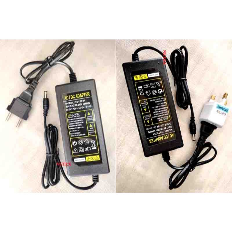 12V 3A 4A 5A 6A 8A 10A 12A AC Adapter Power Supply 5.5x2.1mm DC Power ...