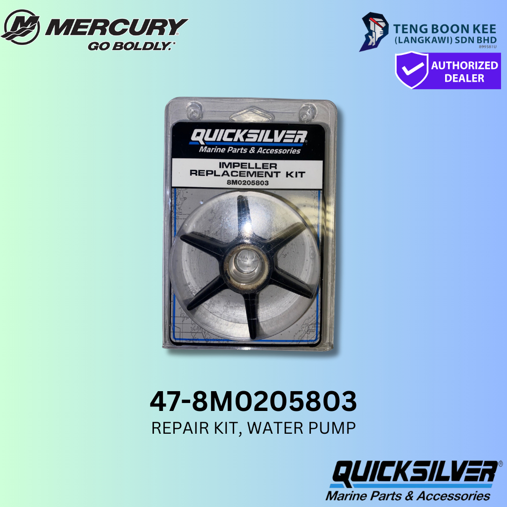 47-8M0205803 REPAIR KIT, V6/V8 WATER PUMP - MERCURY (QUICKSILVER ...