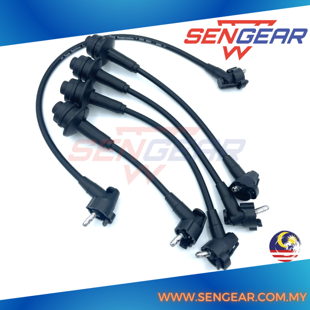 TOYOTA UNSER KF80R 1.8 7K-E ENGINE IGNITION SPARK PLUG COIL CABLE WIRE ...