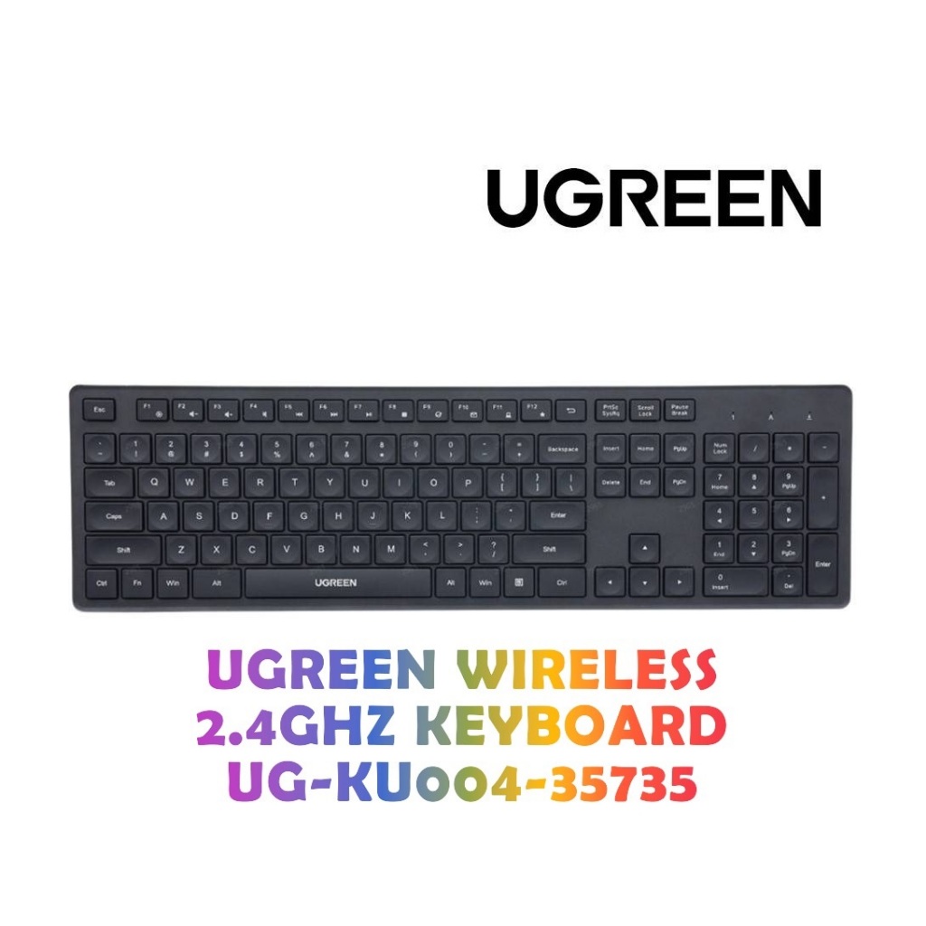 UGREEN WIRELESS 2.4GHZ KEYBOARD UG-KU004-35735 | Shopee Malaysia
