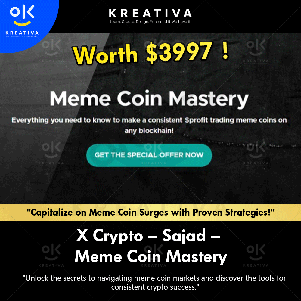 Vip Course-X Crypto – Sajad – Meme Coin Mastery | Learn Trading Masterclass | Shopee Malaysia