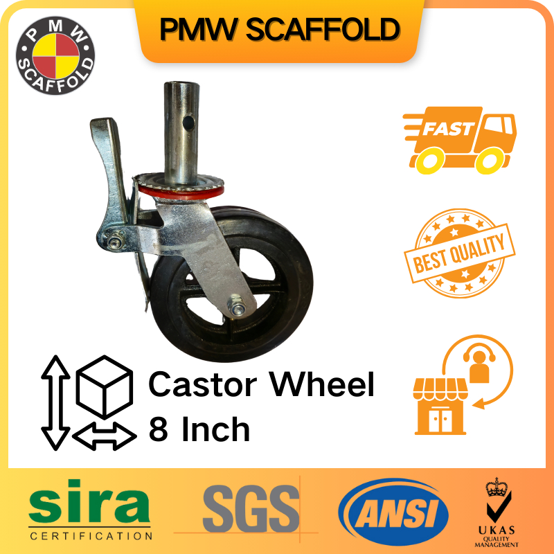 New Unit/Castor Wheel/Roda Kastor/脚手架脚轮/万向脚轮//Scaffold/Staging/Perancah ...