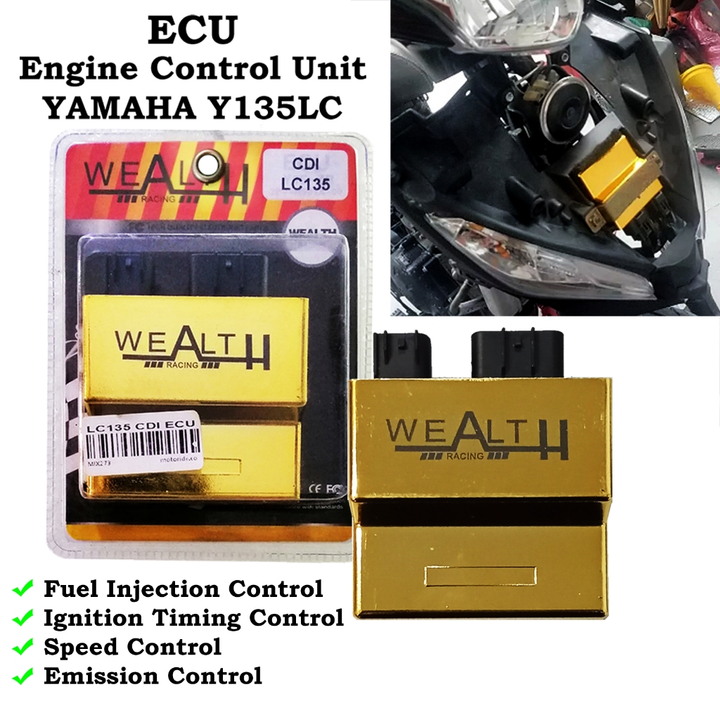 Wealth Racing ECU CDI (No Cut-Off) Yamaha LC135 | Shopee Malaysia