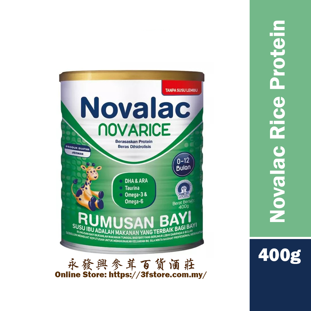 Novalac Novarice Rumusan Bayi 400g/800g | Shopee Malaysia