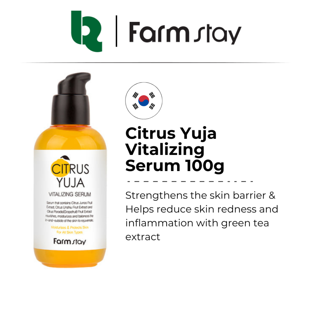 Farmstay Citrus Yuja Vitalizing Serum (100g) | Shopee Malaysia