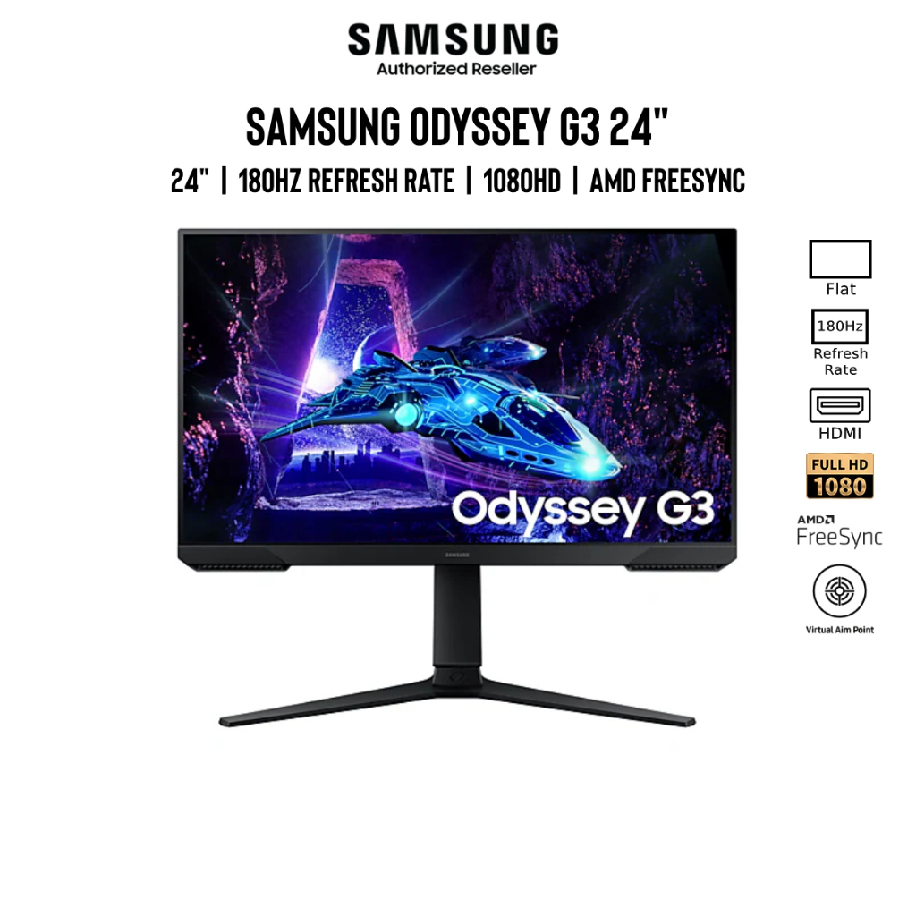 Samsung Odyssey G3 G30D (24"/27"/32"/180Hz/FHD 1920x1080/1ms/Flat/VA ...