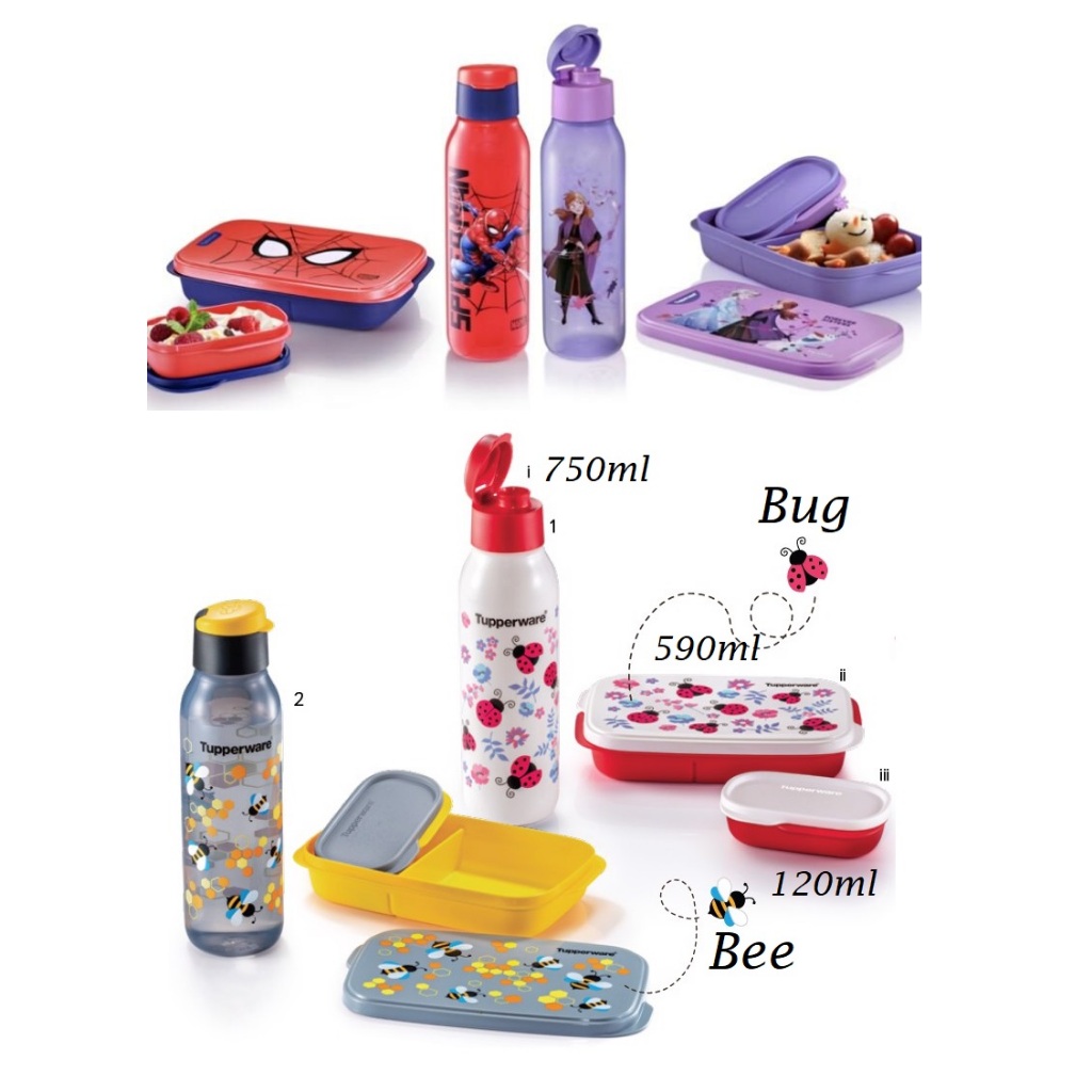 Tupperware Marvel Spider-Man Collectable Set/ Whimsical Garden Set/ Eco ...