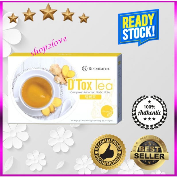 Kinohimitsu D’Tox Tea Ginger 60's | Shopee Malaysia