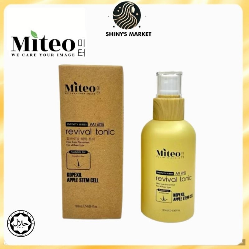 Miteo Revival Hair Tonic Thinning Hair 120ML HALAL | Shopee Malaysia