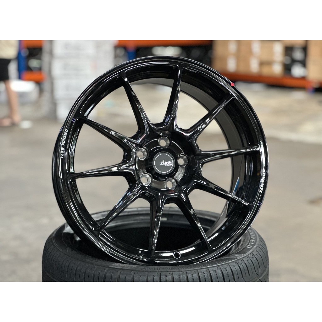 NEW 17X8J Advanti Aria Rim (set of 4) Black 5X100 for GT86 BRZ GR86 ...