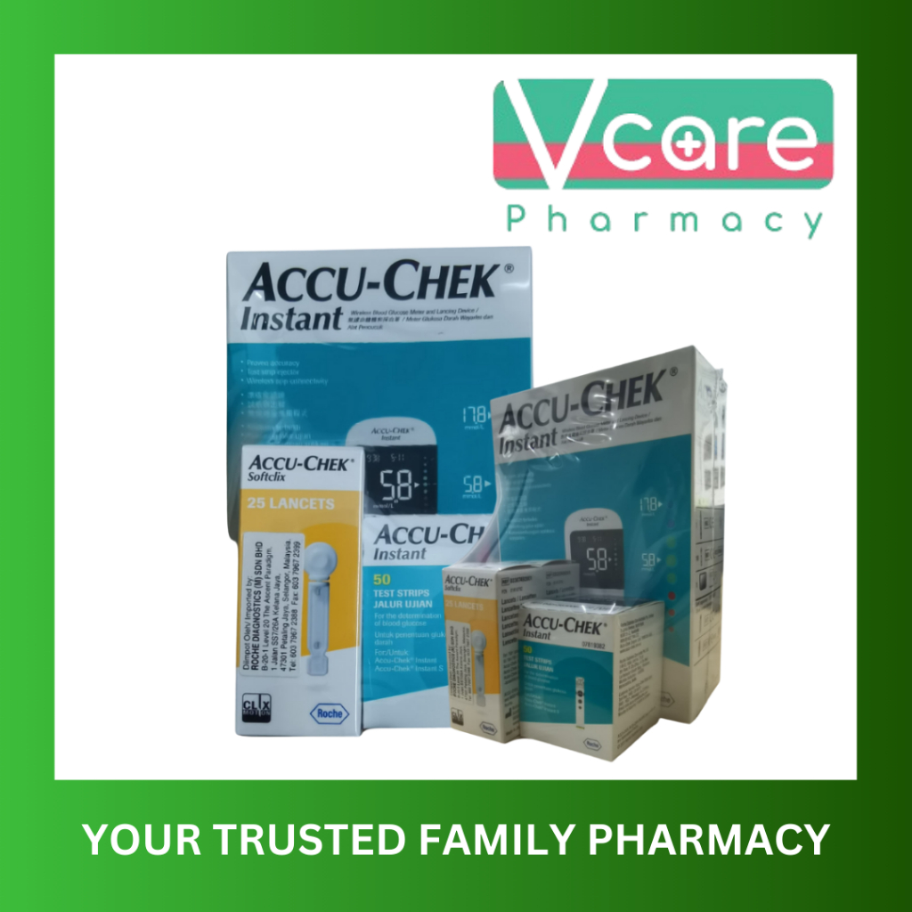 ACCU CHEK Instant S Blood Glucose Monitor Set VALUE KIT Extra Free 50 ...