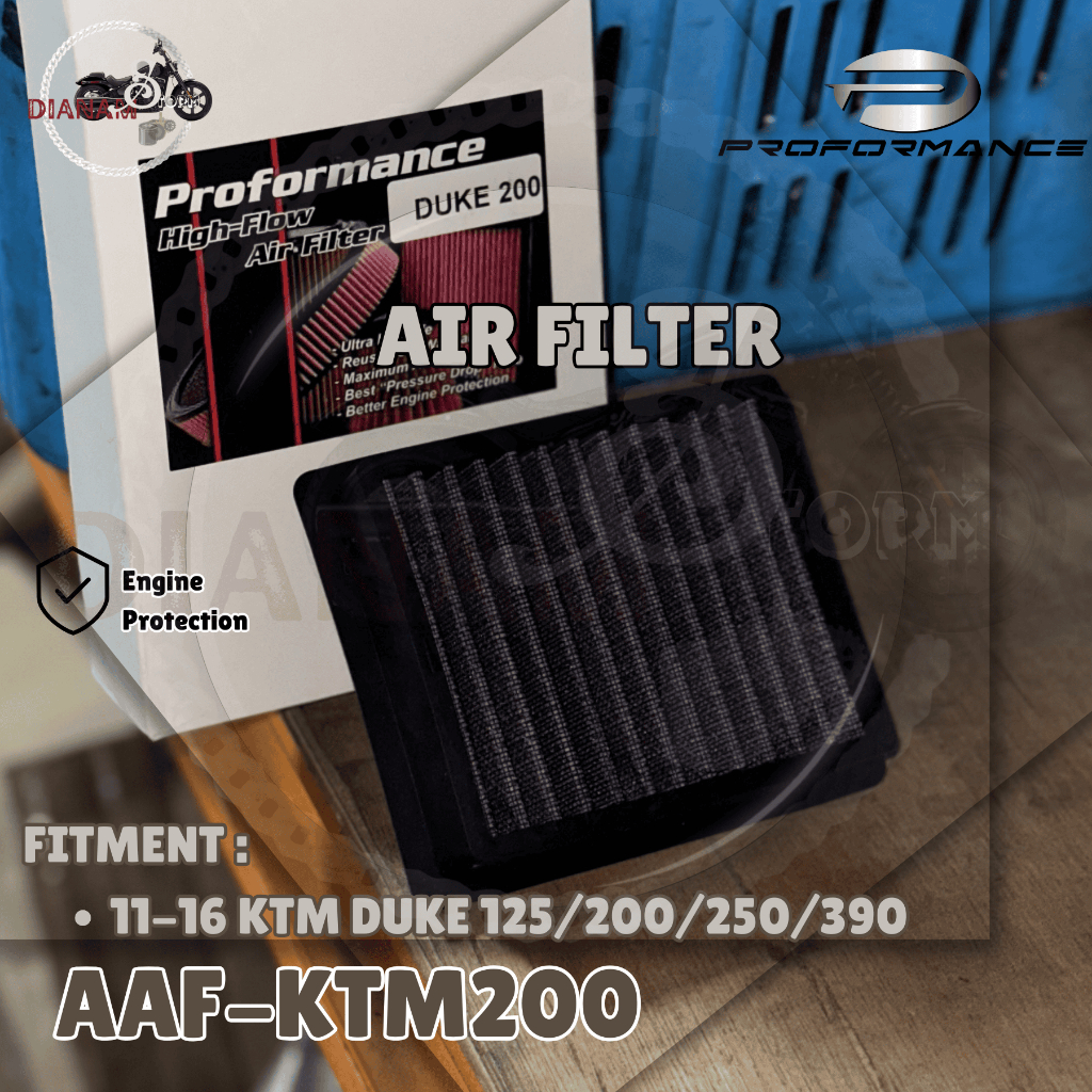 KTM DUKE/RC200/250/390 High Performance Racing Air Filter Motorcycle ...