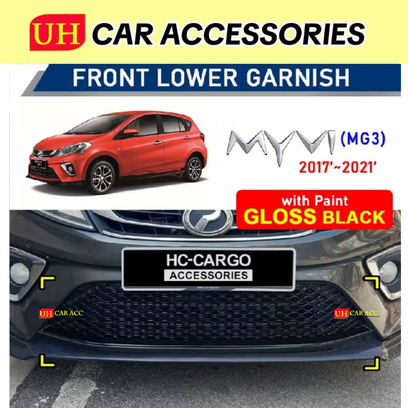 PERODUA MYVI 2018 - 2021 MG3 FRONT LOWER GRILL HONEYCOMB | Shopee Malaysia