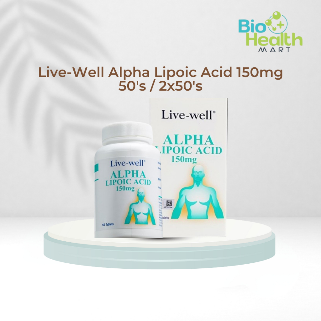 Live-Well Alpha Lipoic Acid 150mg 50's / 2x50's | Shopee Malaysia