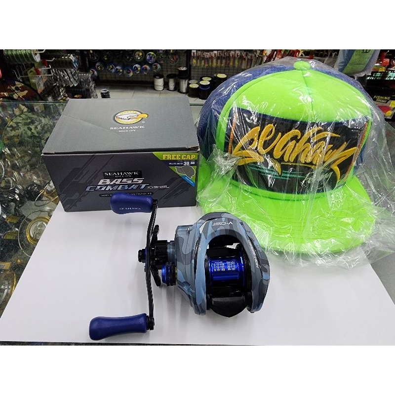 SEAHAWK BASS COMBAT 103HSL BAITCASTING REEL | Shopee Malaysia