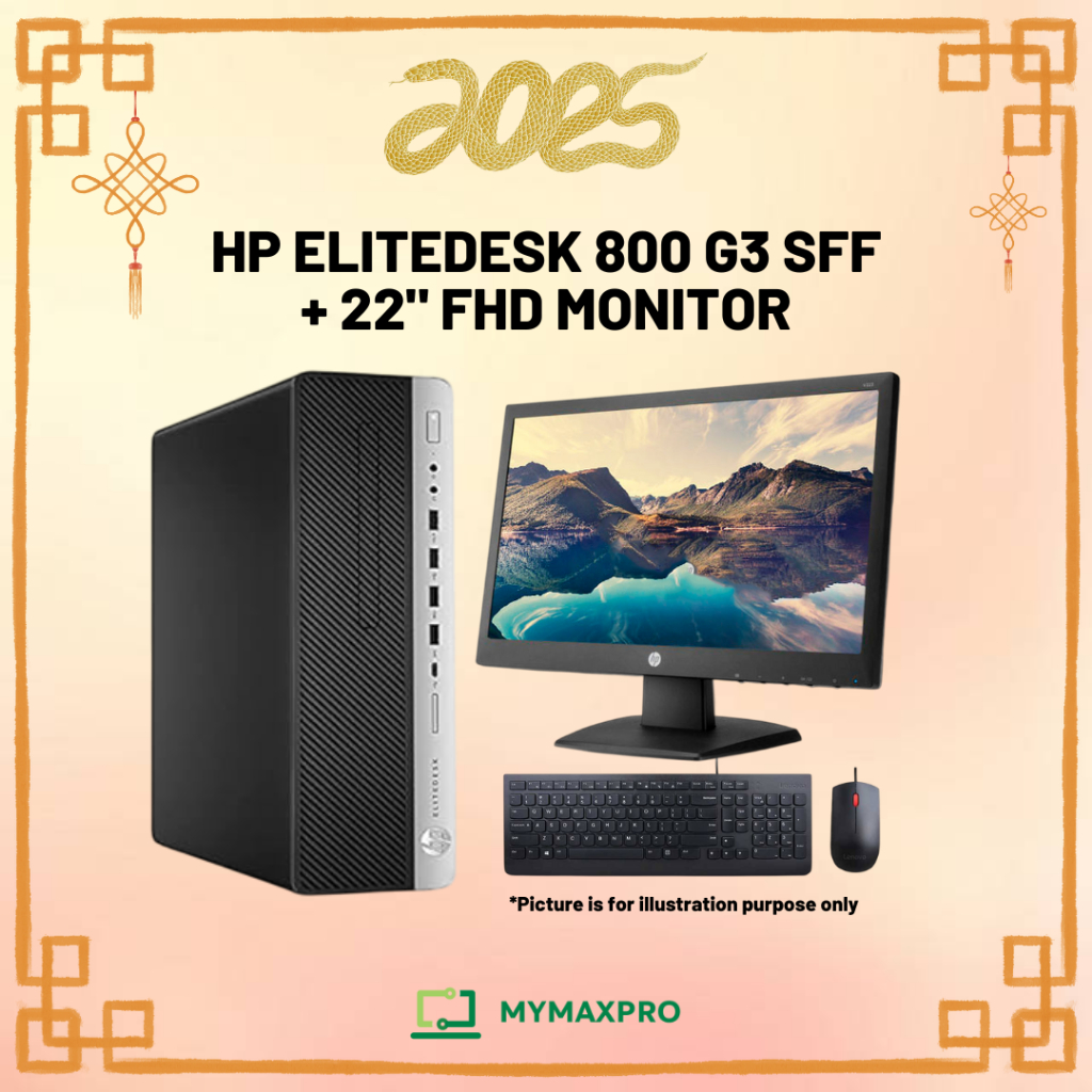 【CNY SALES】PC SET - i3/i5/i7 7th GEN PC HP ELITEDESK 800 G3 SFF + 22 ...