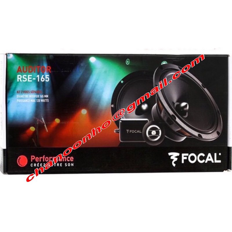 FOCAL AUDITOR SERIES RSE-165 6.5” (165MM) TWO-WAY 120 WATTS COMPONENT KIT SPEAKER | Shopee Malaysia