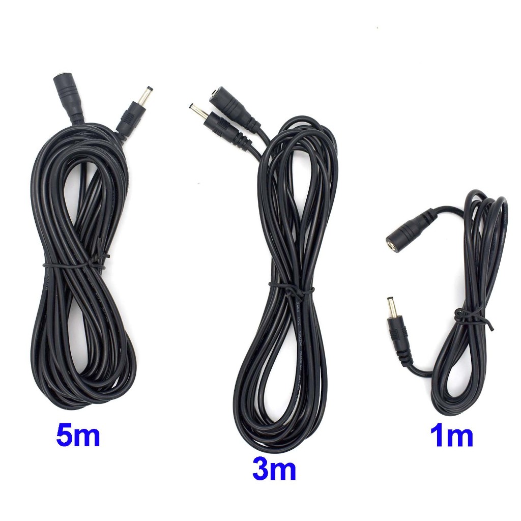 DC pwoer adapter extend cable 3.5mm x 1.35mm cctv camera power ...