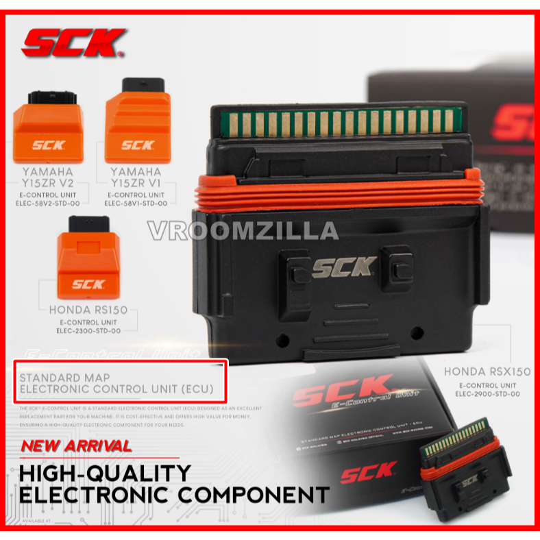 SCK RACING ECU STD CUTTING 10800 100% ORIGINAL RS150 RSX 150 Y15ZR Y15 ...
