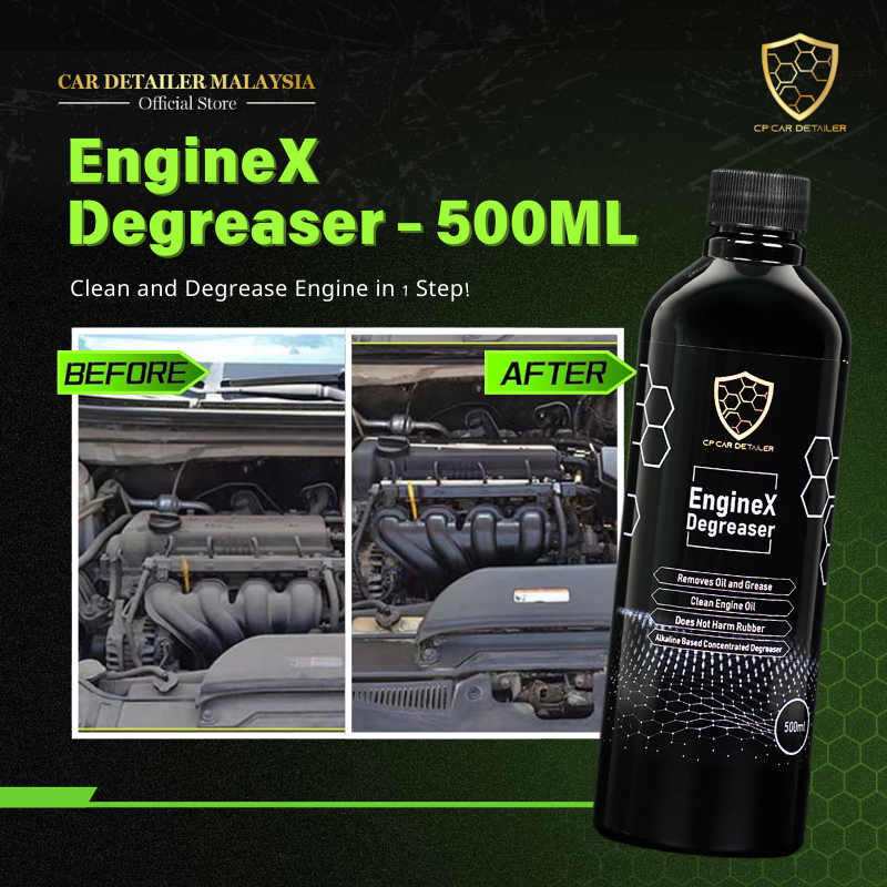 【CP CAR Detailer】EngineX Degreaser Engine Degreaser Car Wash Accessories 500ml 汽车发动机去油剂 | Shopee ...