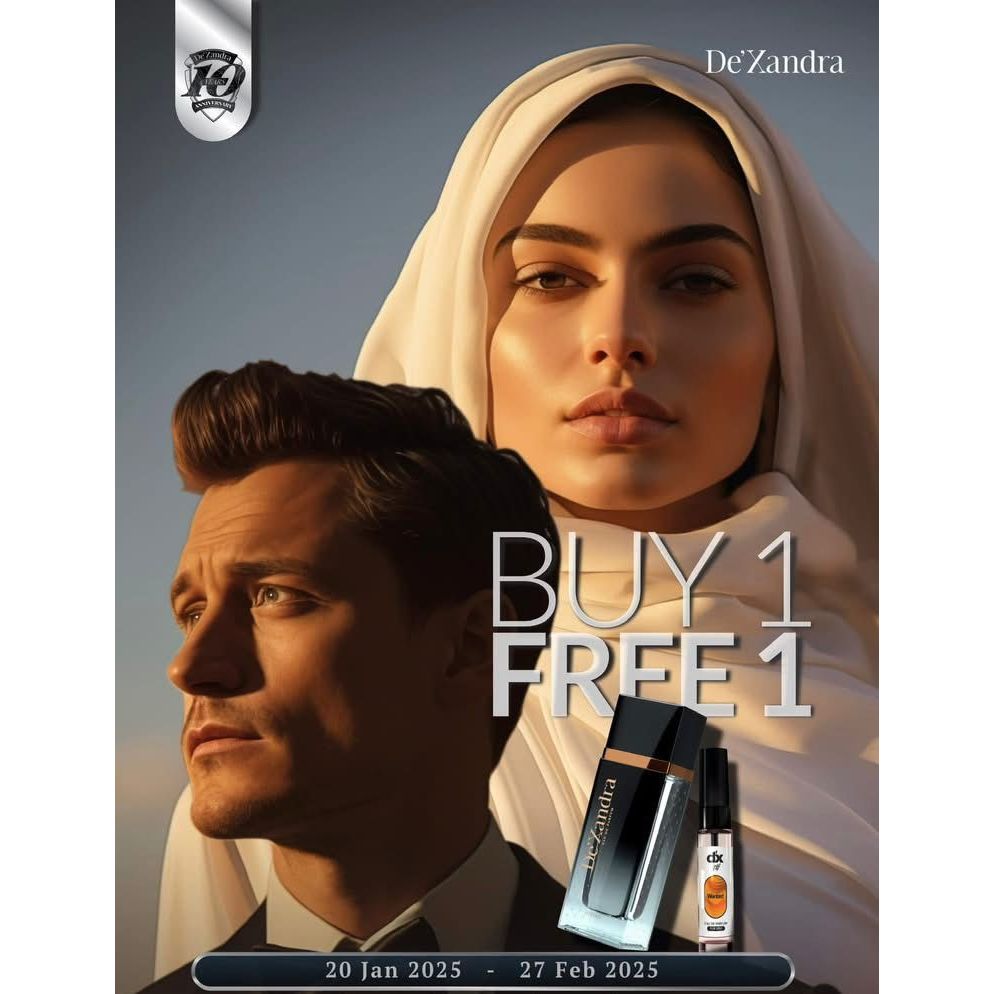 DEXANDRA FREE 5ML PROMO 2EDP RM120 PROMO De'Xandra CHALEUR EDP 35ml ...