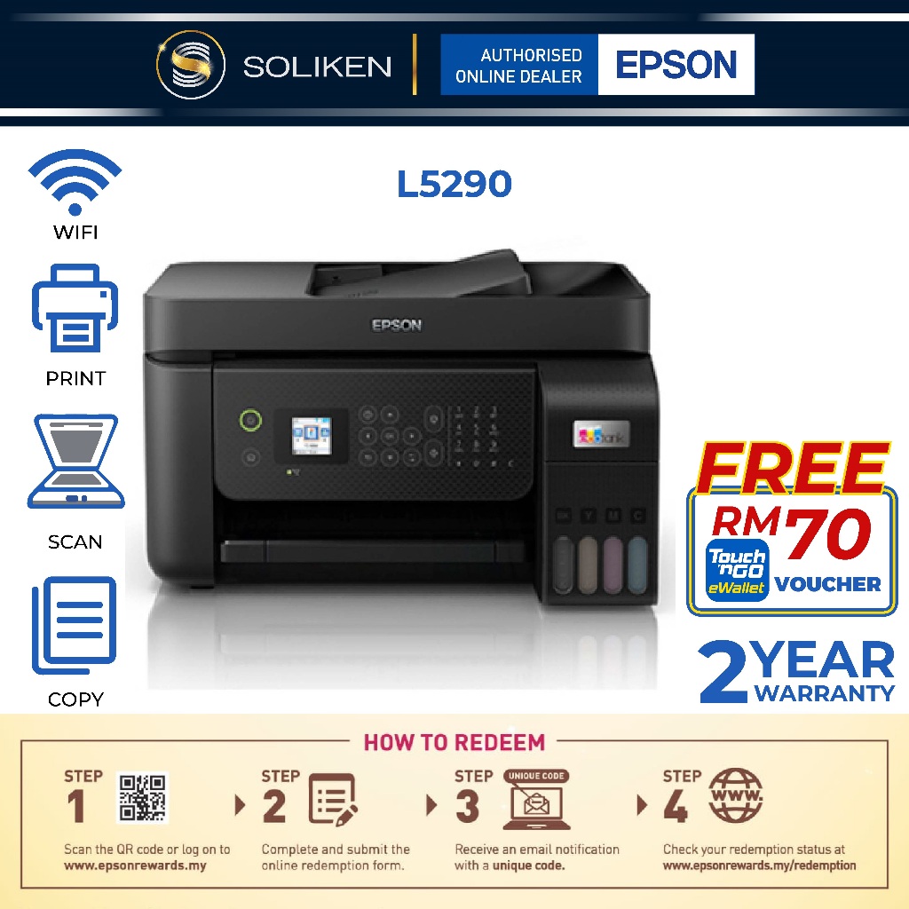 Epson EcoTank L5290 Printer Ink Tank Epson L5290 All In One Printer ...