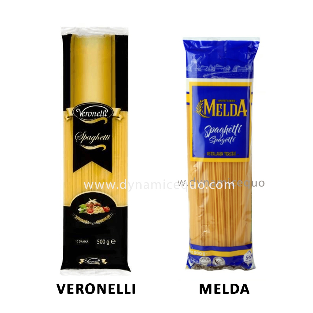 Veronelli Spaghetti 500g Halal Melda Spaghetti 500g Pasta Plain Noodle ...