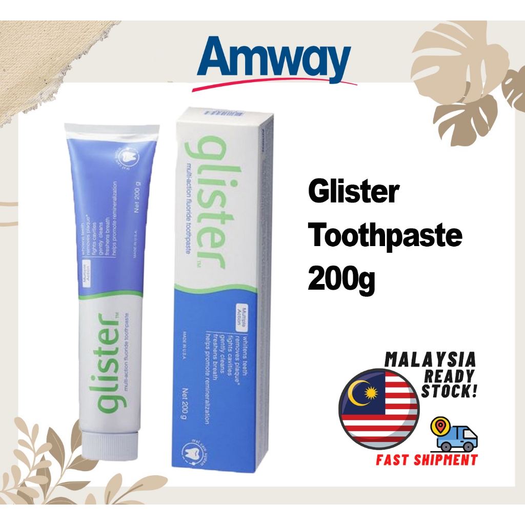 Amway Glister Toothpaste Multi-Action Fluoride Toothpaste 200g 100% ...