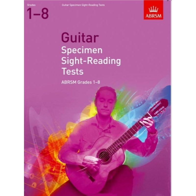 ABRSM Guitar Specimen Sight-Reading Tests Grades 1-8 (Free Shipping ...