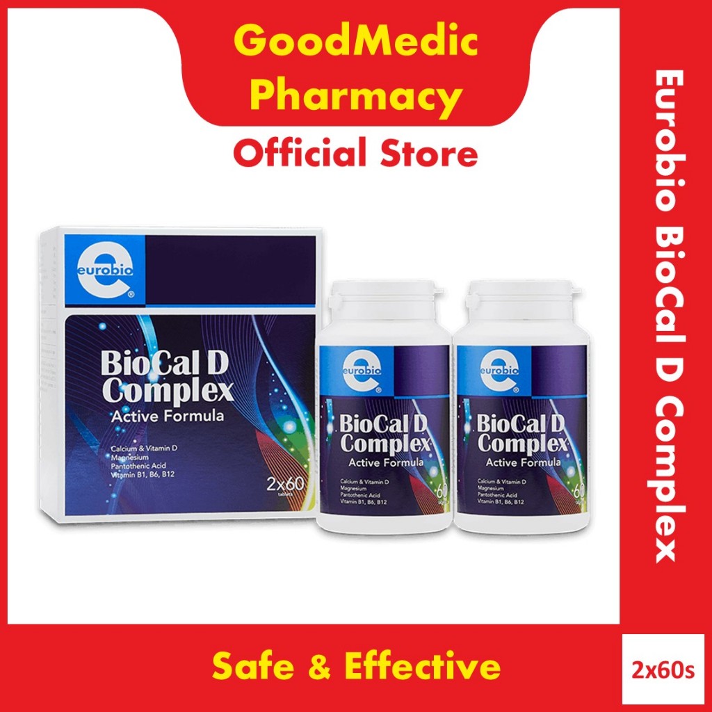 Eurobio BioCal D Complex Active Formula Tablet (2x60s) | Shopee Malaysia