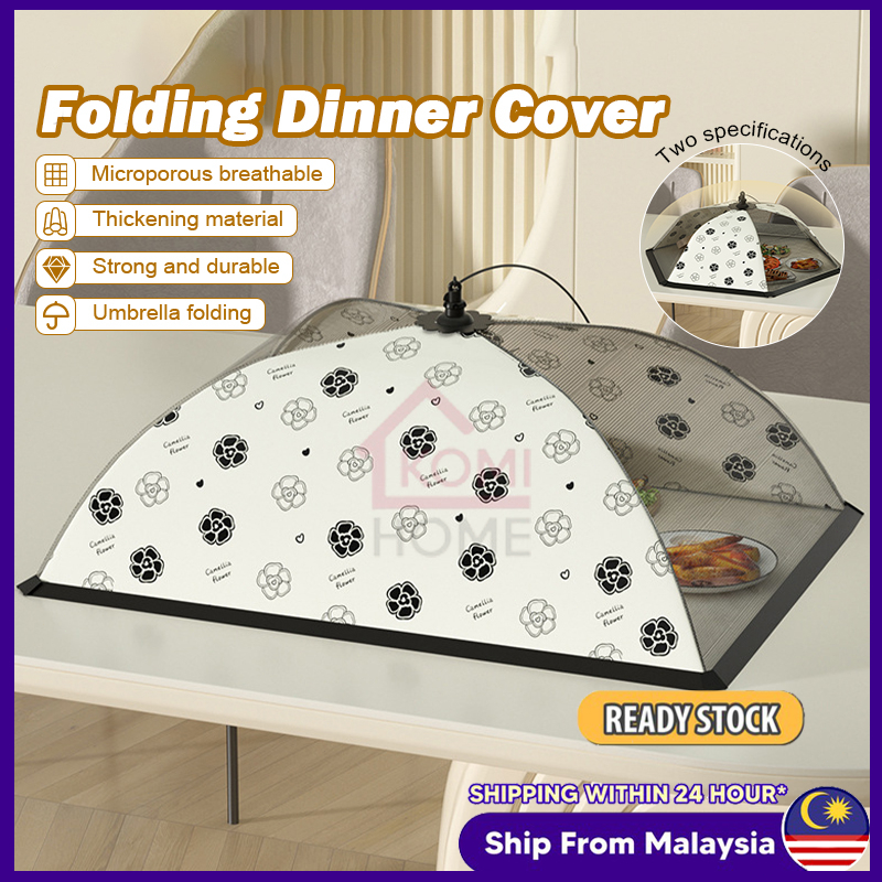 Food cover Foldable Breathable Leftover food cover Dustproof cover Fly ...