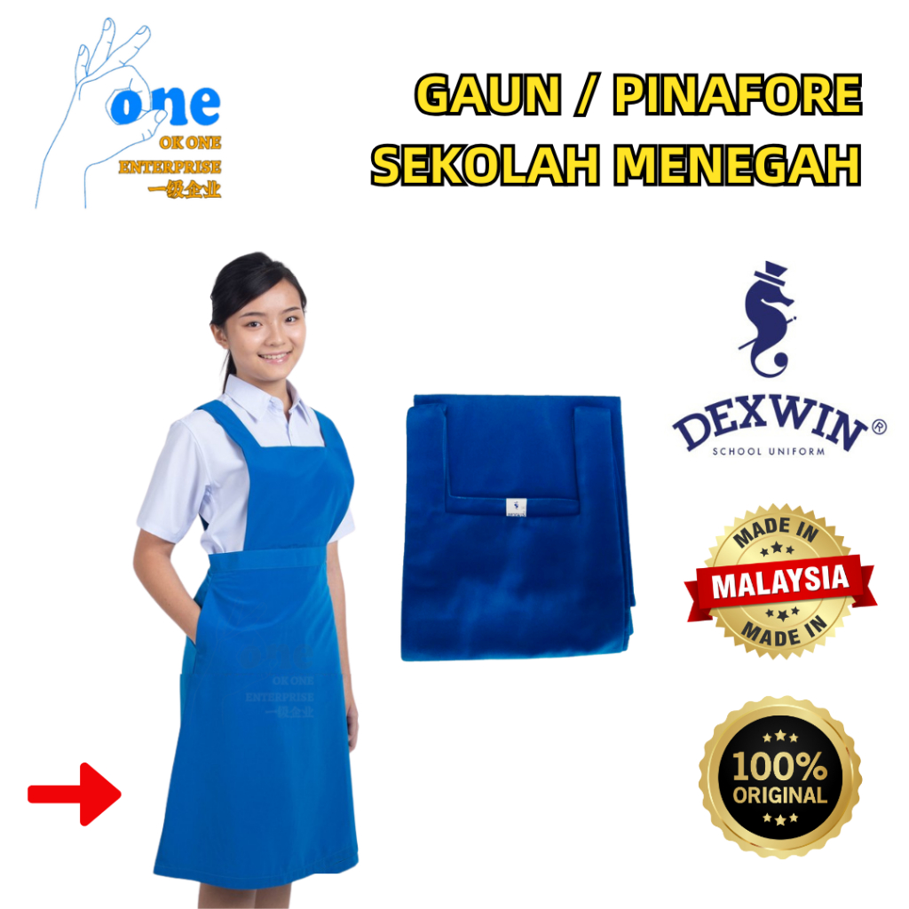 DEXWIN SCHOOL UNIFORM SECONDARY SCHOOL PINAFORE / GAUN SEKOLAH MENEGAH ...