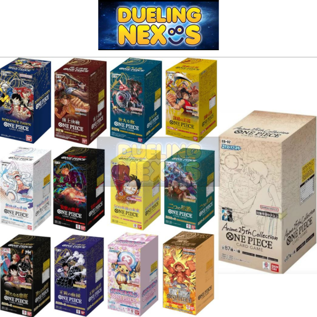 One Piece Card Game TCG Booster Box - OP01 OP02 OP03 OP04 OP05 / OP06 ...