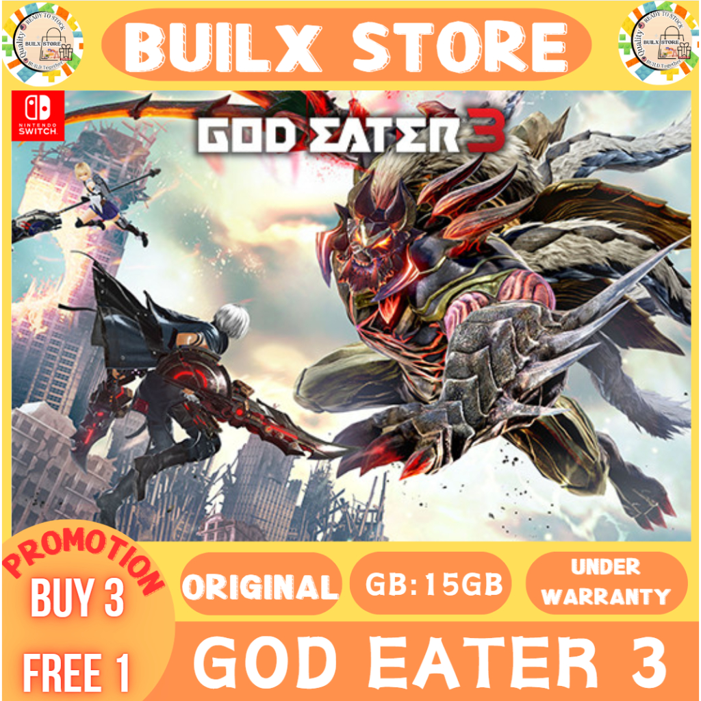 GOD EATER 3 Nintendo Switch Digital Game ( BUY 3 FREE 1) | Shopee Malaysia