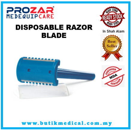 DOUBLE SIDED MEDICAL PREP RAZOR BLADE | Shopee Malaysia