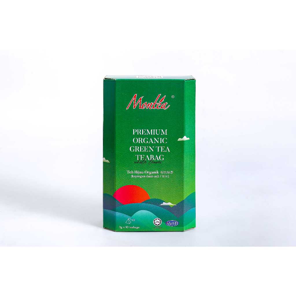 Montea Organic Green Teabags (3g x 10's) | Shopee Malaysia