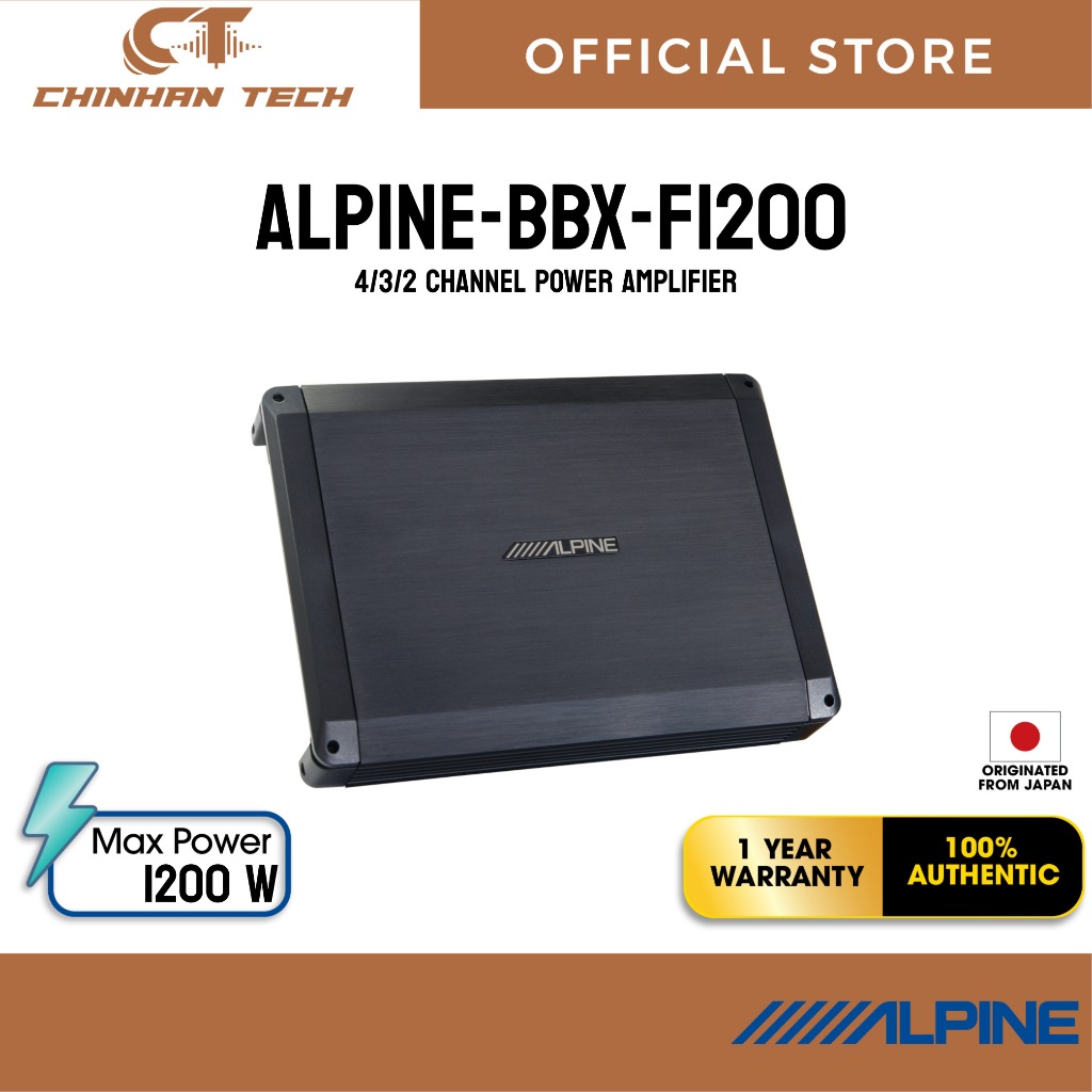 ALPINE BBX-F1200 4/3/2 CHANNEL POWER AMPLIFIER | Shopee Malaysia