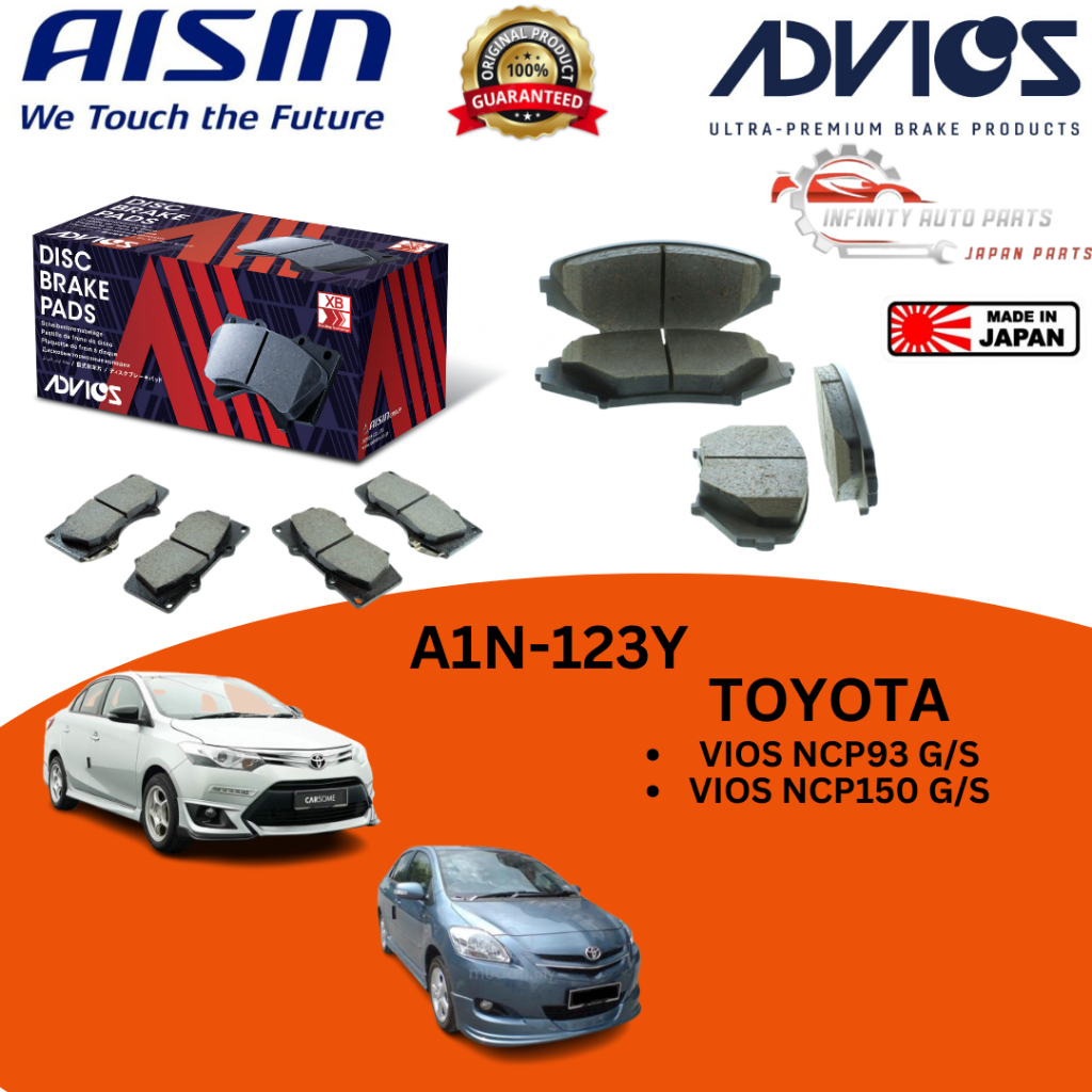 Aisin Advics Toyota Vios NCP93 G Spec TRD Spec NCP150 S G Spec Yaris ...