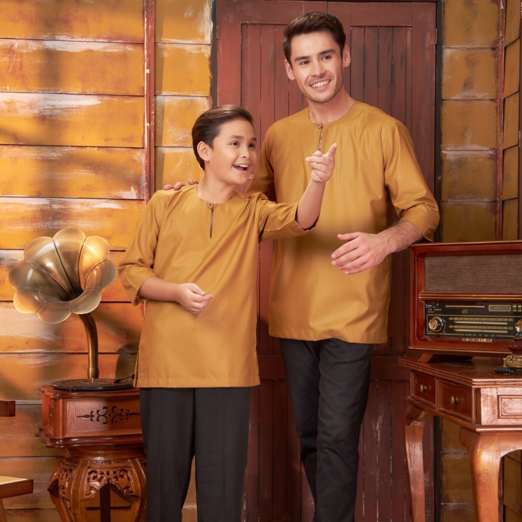 HARRAZ KURTA 𝐆𝐎𝐋𝐃𝐄𝐍 𝐁𝐑𝐎𝐖𝐍 BY HARRAZ.HQ [𝐎𝐁𝐒𝐎𝐋𝐄𝐓𝐄 𝐒𝐎𝐎𝐍 | Shopee Malaysia
