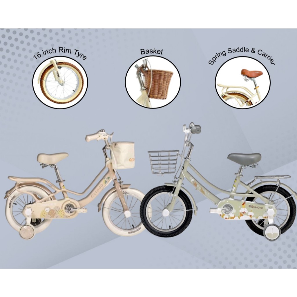 5-7 TAHUN SIAP PASANG READY STOCK 16 INCH CITYBIKE MINI BIKE!!! 16 ...