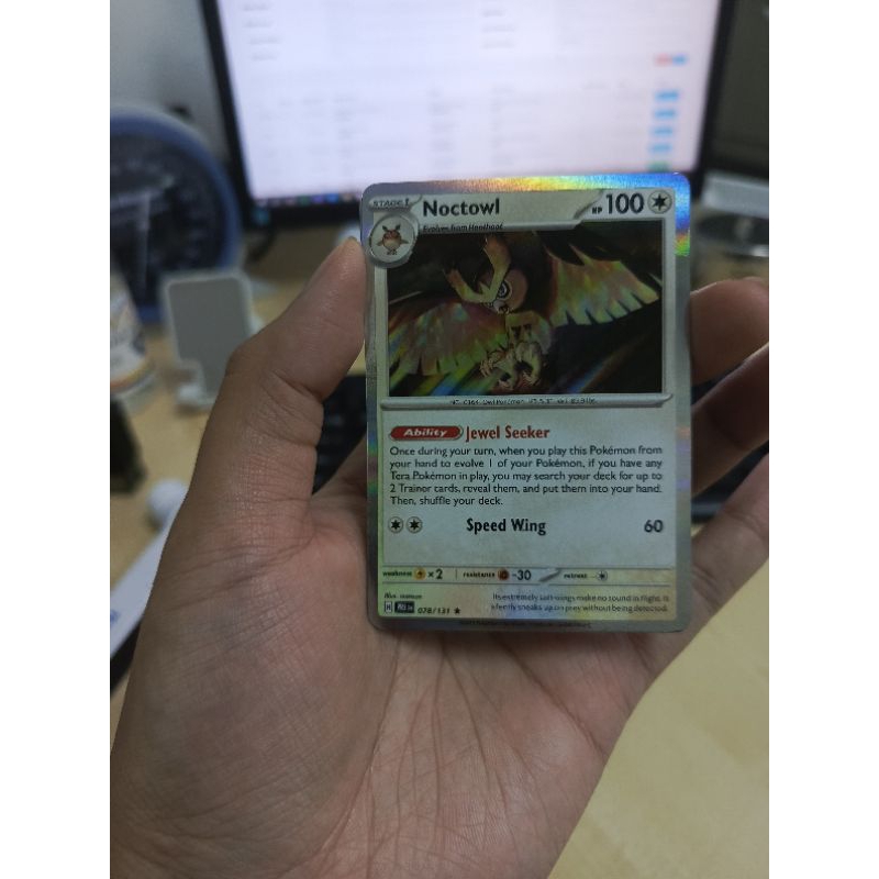 Pokemon TCG Noctowl Prismatic Evolution | Shopee Malaysia