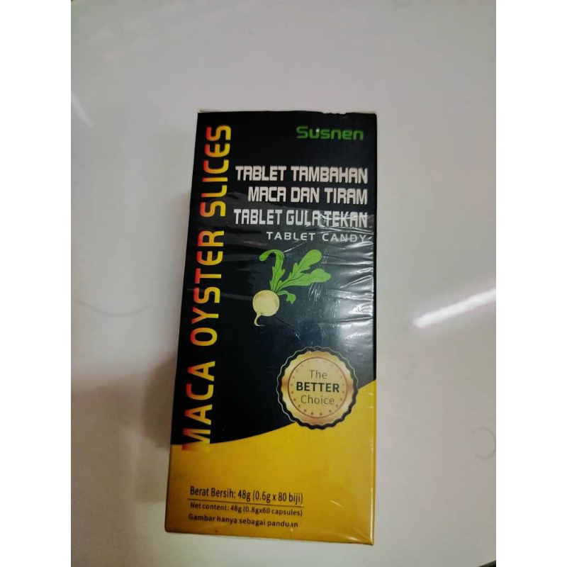susnen gula maca capsule sebetol 60 PCs original ready to stock order ...