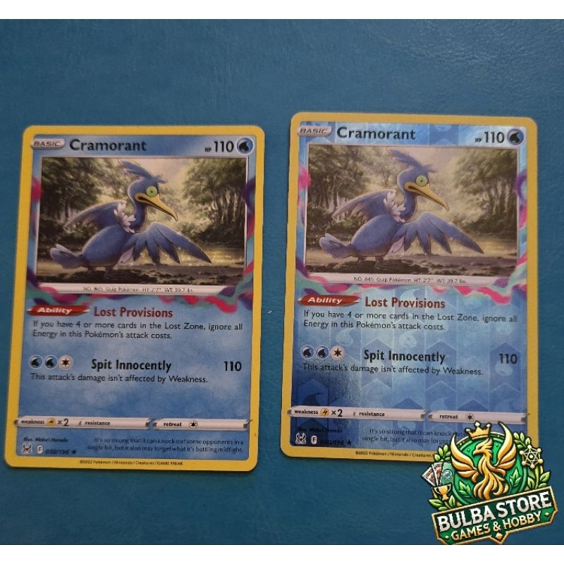 Cramorant Holo 050/196 SWSH11 Lost Origin Pokémon TCG Card Game Sword ...
