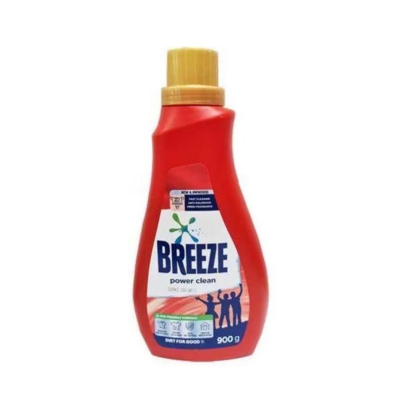 BREEZE power clean liquid detergent 900g (red) | Shopee Malaysia