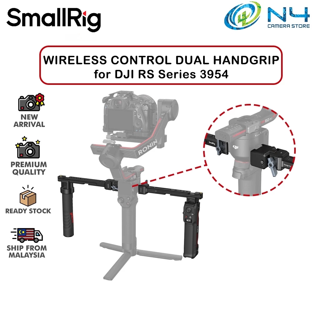 SmallRig Wireless Control Dual Handgrip for DJI RS 3 Pro RS2 Series 3954 | Shopee Malaysia