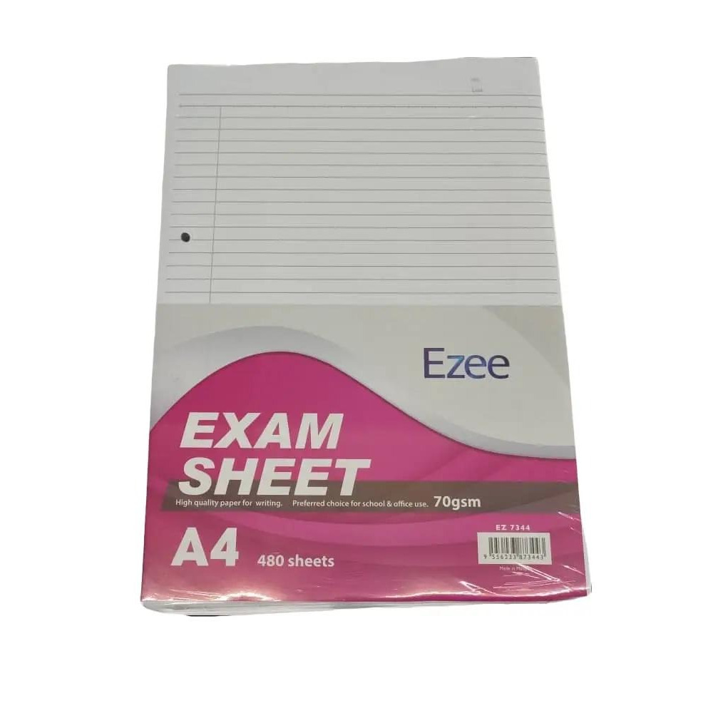 EZEE A4 Foolscap Paper With 2 Hole / Test Sheet / Kertas Kajang 480's ...