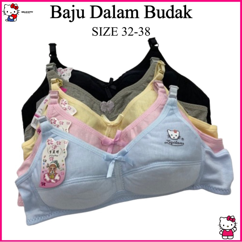 Girl Bra Teenager Underwear Girl Bra Kid 273 Cotton Cute Cats Lingerie ...