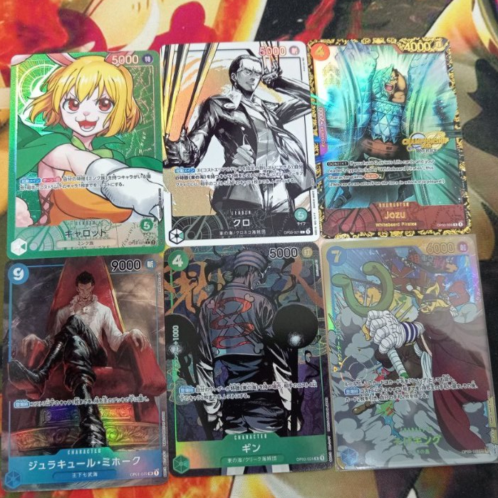 6 pcs / set Carrot Iceburg Leader AA jozu Flagship mihawk Gin sogeking ...