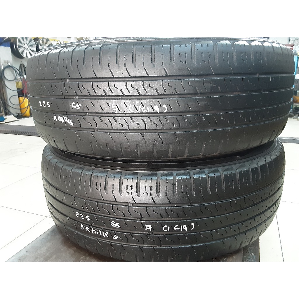 Used Tyre Secondhand Tayar Achilles Desert Hawk HT2 225/65R17 50% Bunga Per 1pc | Shopee Malaysia